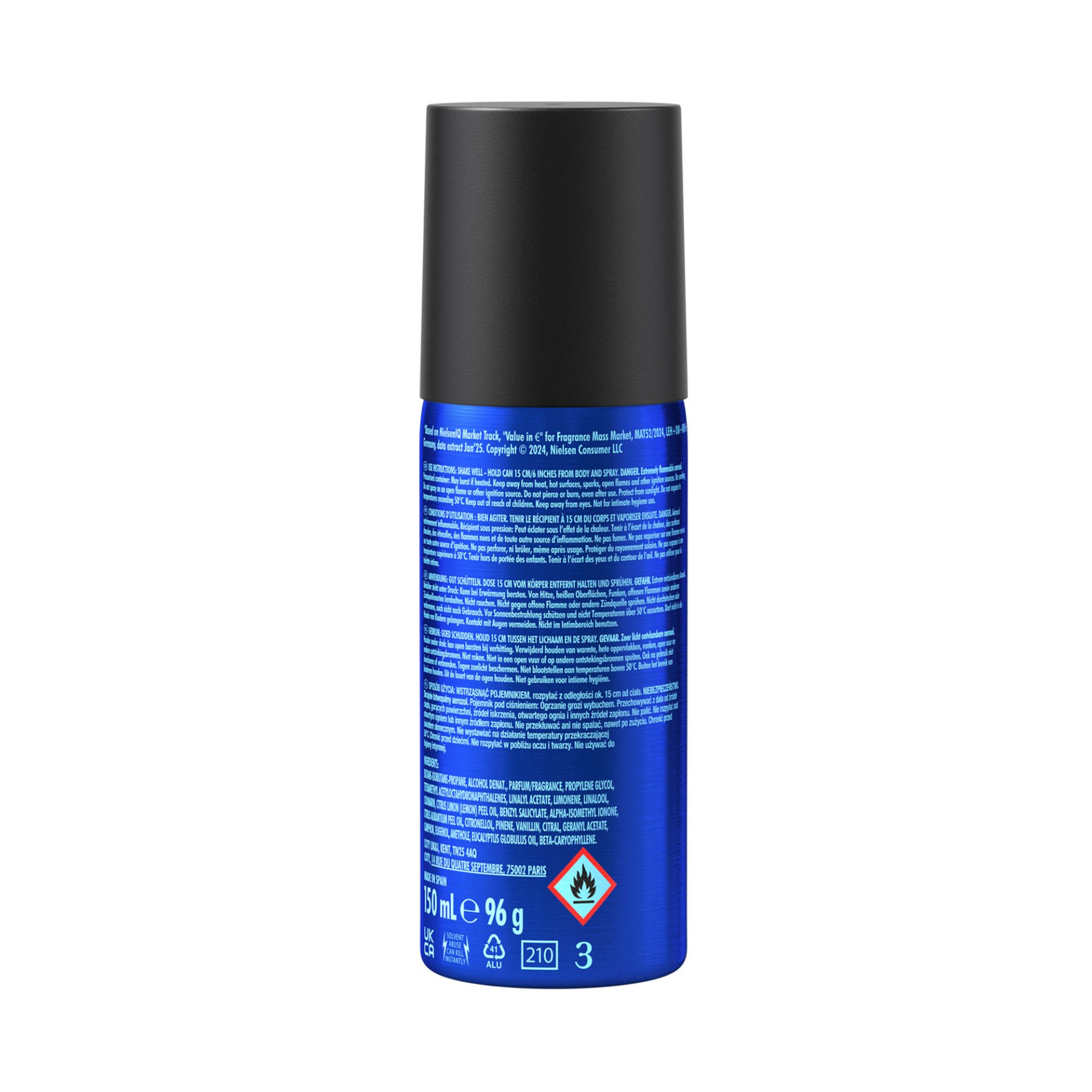 Energy Deo Spray 150 ml | . | 0000 | Standard | 6206-2947/0099-0-0000